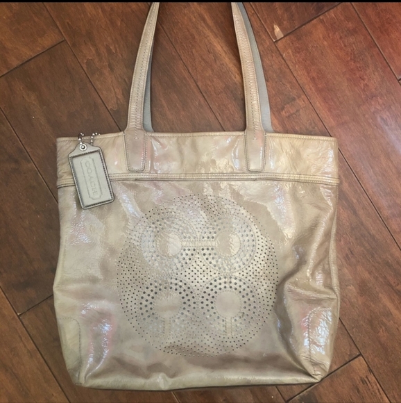 Coach | Bags | Coach Audrey Patent Leather Tote Bag | Poshmark